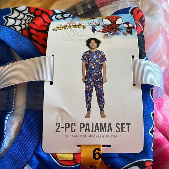 Marvel | Pajamas | Kids Size 8 Spiderman Pajamas Blue Spiderman Pajama ...